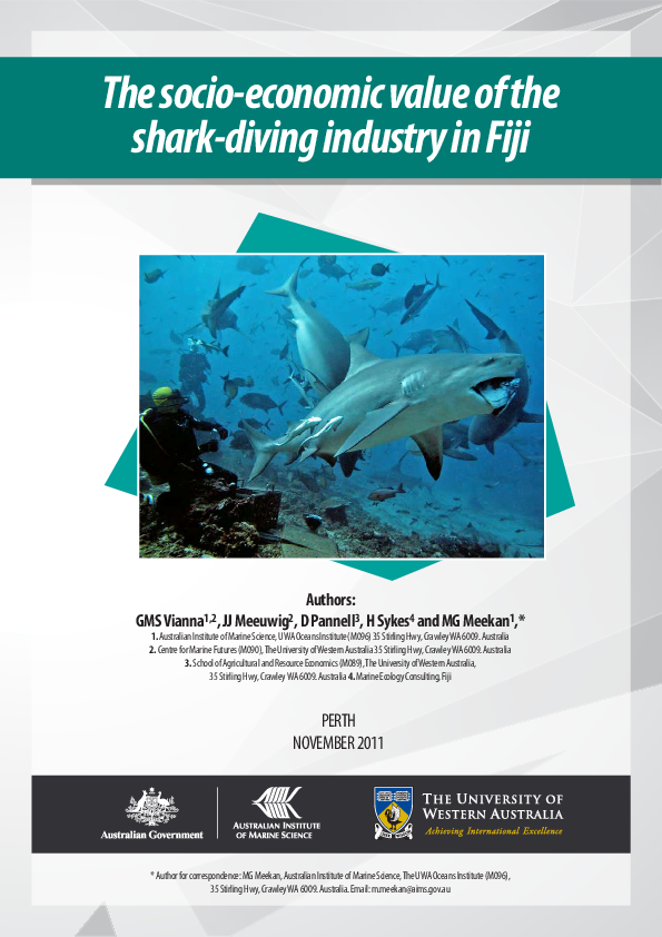 (PDF) The socio-economic value of the shark-diving industry in Fiji