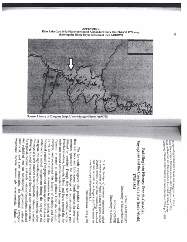 (PDF) Paddling into History: French Canadian Voyageurs and the creation ...