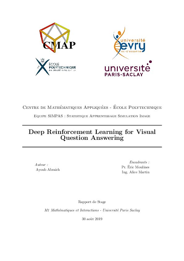 (PDF) Deep Reinforcement Learning for Visual Question Answering