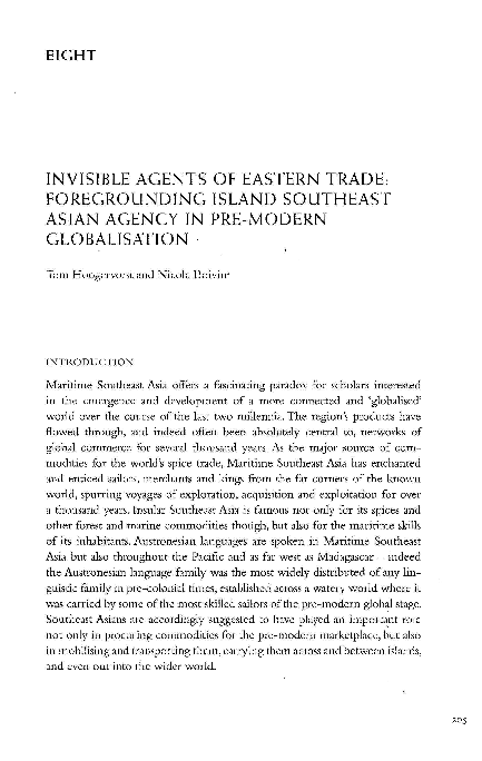 (PDF) Hoogervorst, Tom & Nicole Boivin (2018), ‘Invisible agents of ...