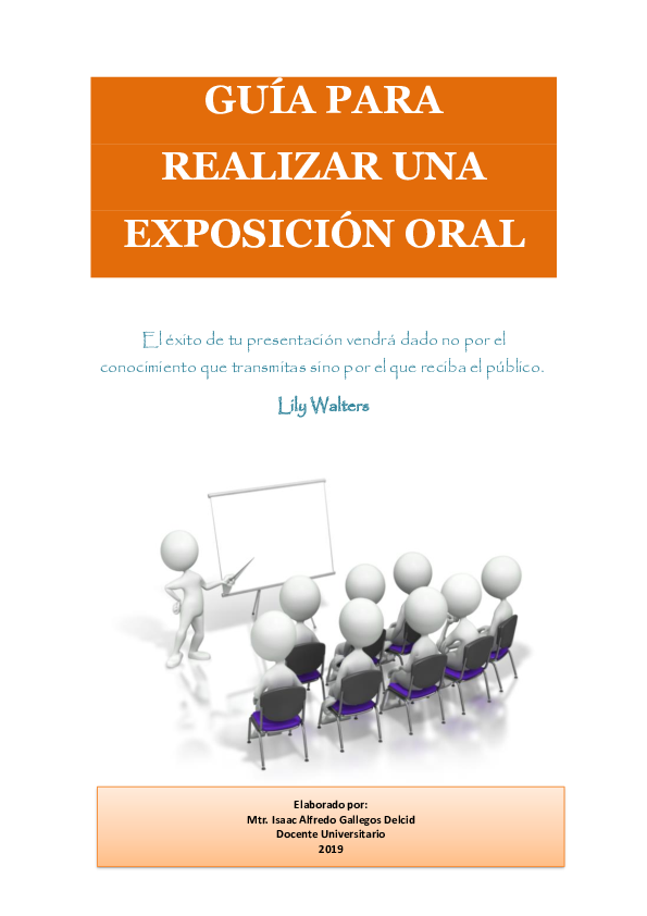 (PDF) GUÍA PARA REALIZAR UNA EXPOSICIÓN ORAL