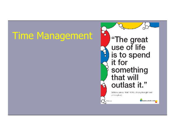 (PDF) Time Management