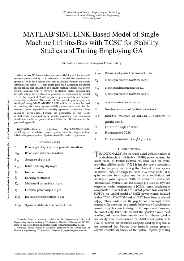 (PDF) Based Model of Single