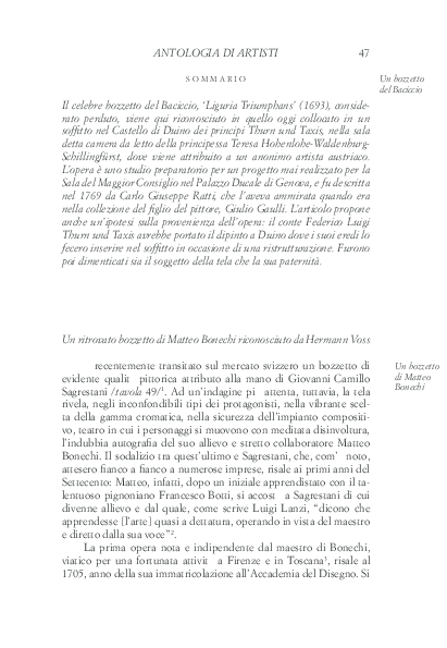 (PDF) "Un ritrovato bozzetto di Matteo Bonechi riconosciuto da Hermann ...