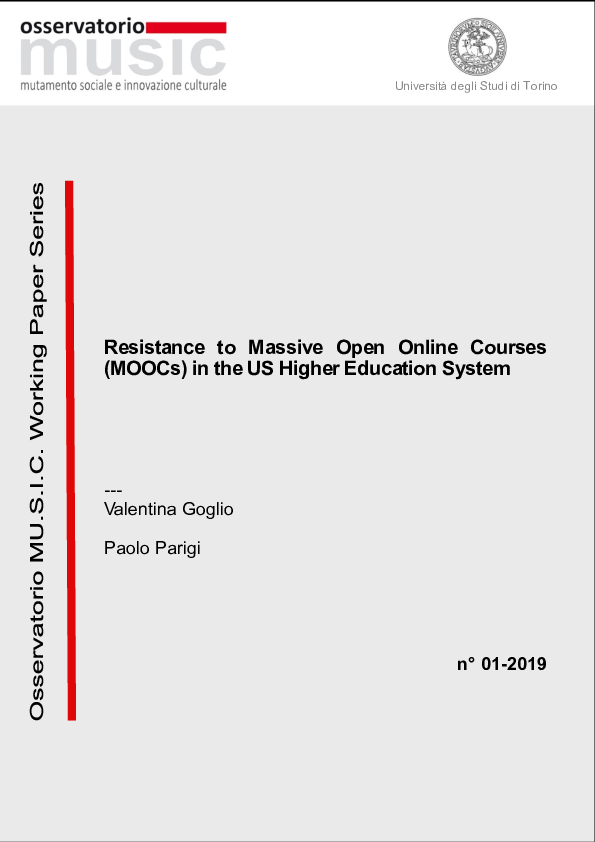 (PDF) Resistance to Massive Open Online Courses (MOOCs) in the US ...