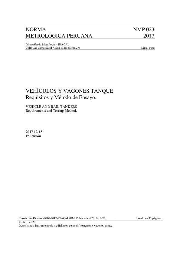 (PDF) NORMA NMP 023:2017