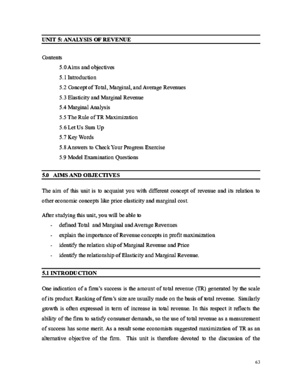 profit marginal definition