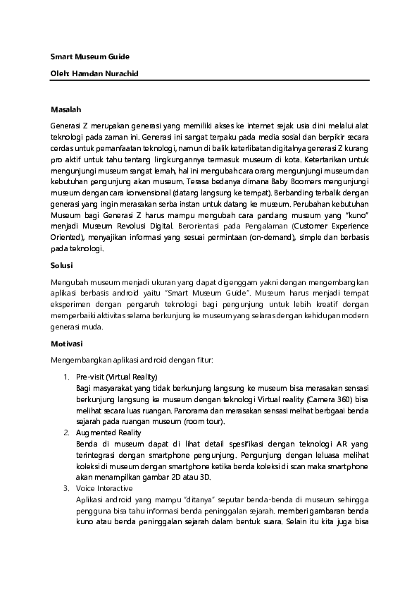 (PDF) Smart Museum Guide