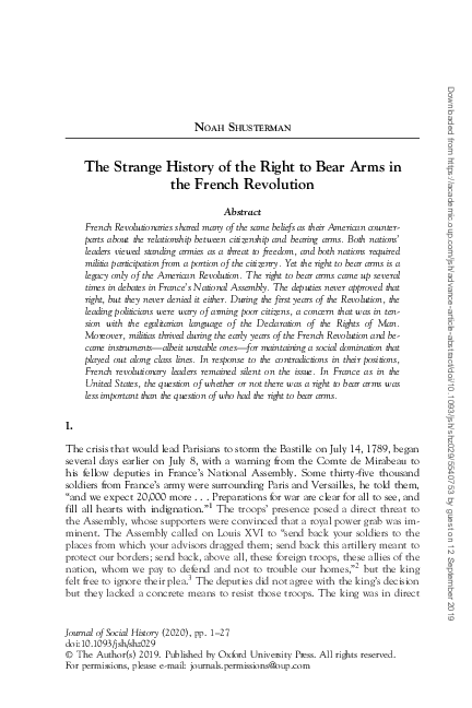 second amendment research paper