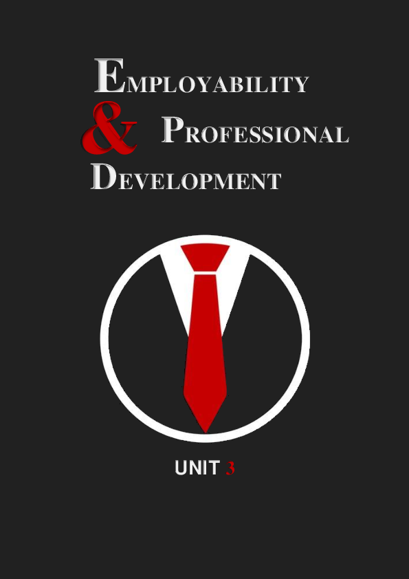 (PDF) Employability and Professional Development (HND Level 5)