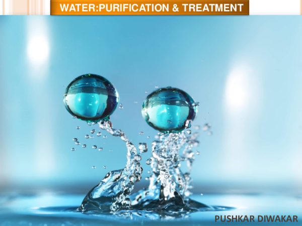 (PPT) Presentation about WATER PURIFICATION