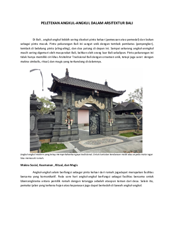 (DOC) PELETEKAN ANGKUL-ANGKUL DALAM ARSITEKTUR BALI