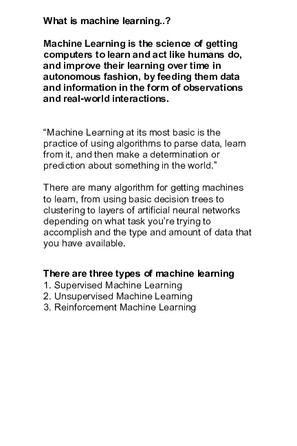 (PDF) Machine Learning for Beginners