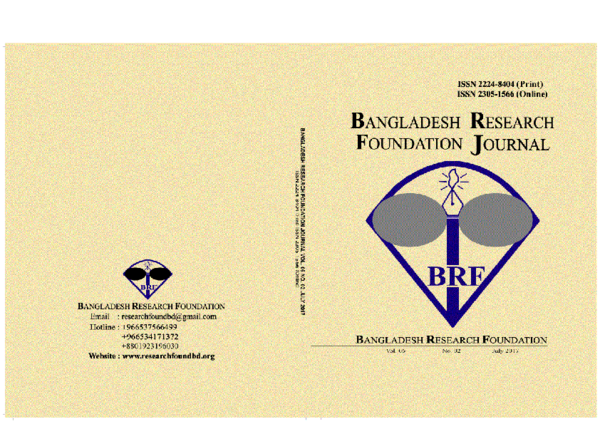 (PDF) BANGLADESH RESEARCH FOUNDATION A Network for Global Researchers