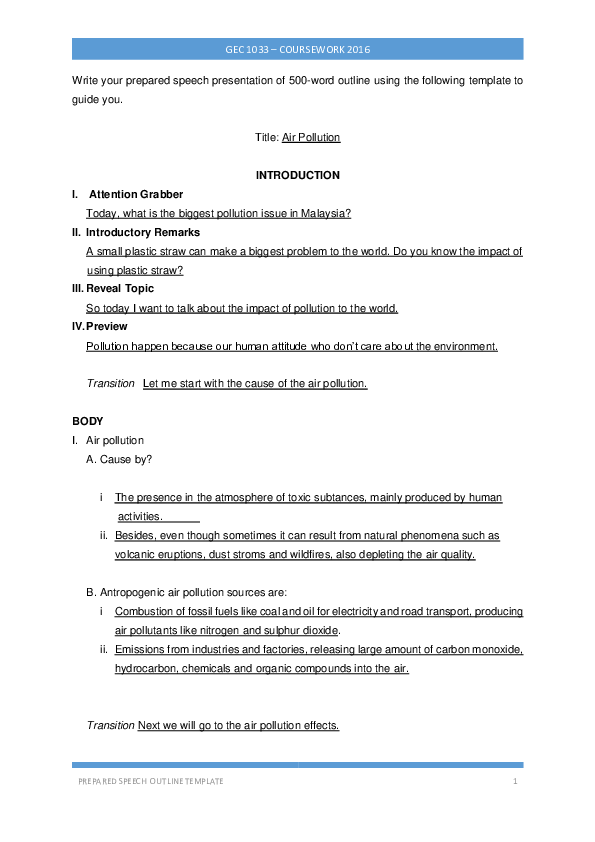 (DOC) Title: Air Pollution