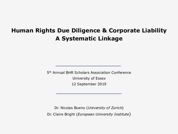 (PDF) Human Rights Due Diligence & Corporate Liability_Presentation ...