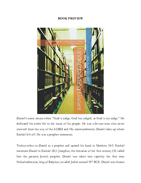 (PDF) BOOK PREVIEW - Understanding Daniel