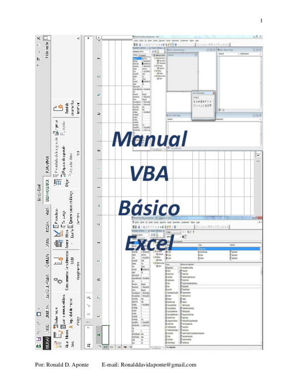 Pdf Manual Vba Básico Excel 