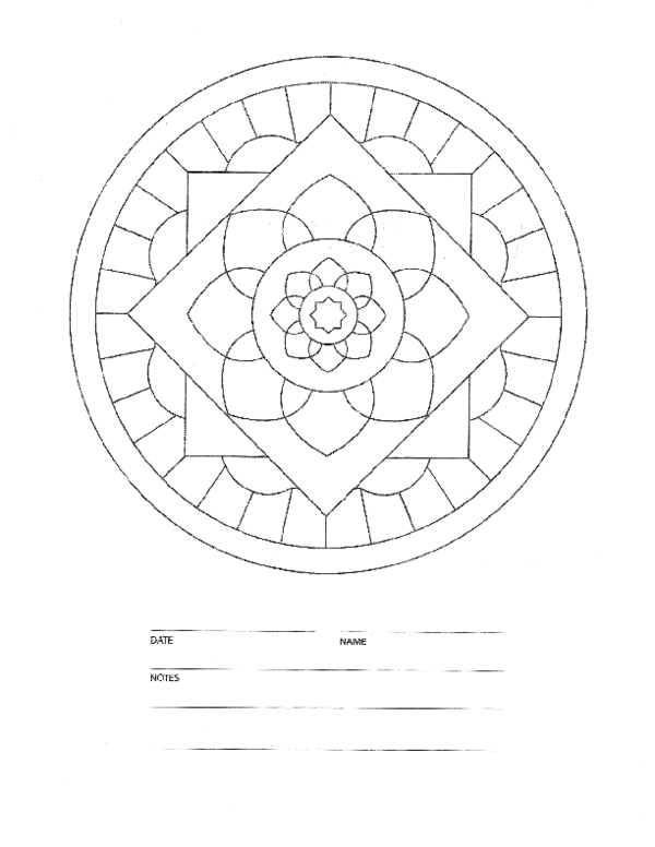 (PDF) Mandala Coloring Activities