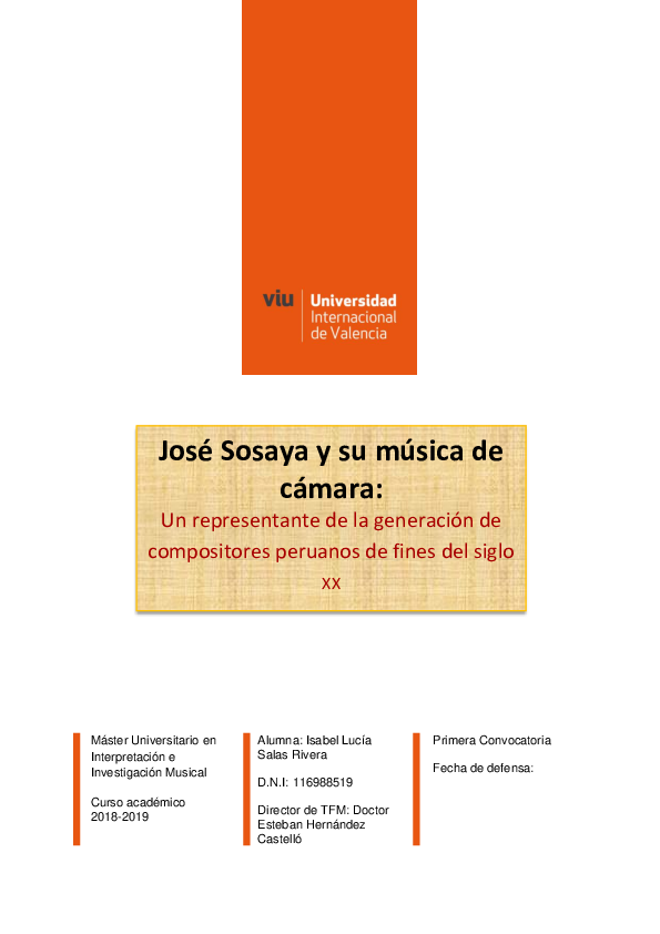 (PDF) José Sosaya y su música de cámara : Un representante de la ...
