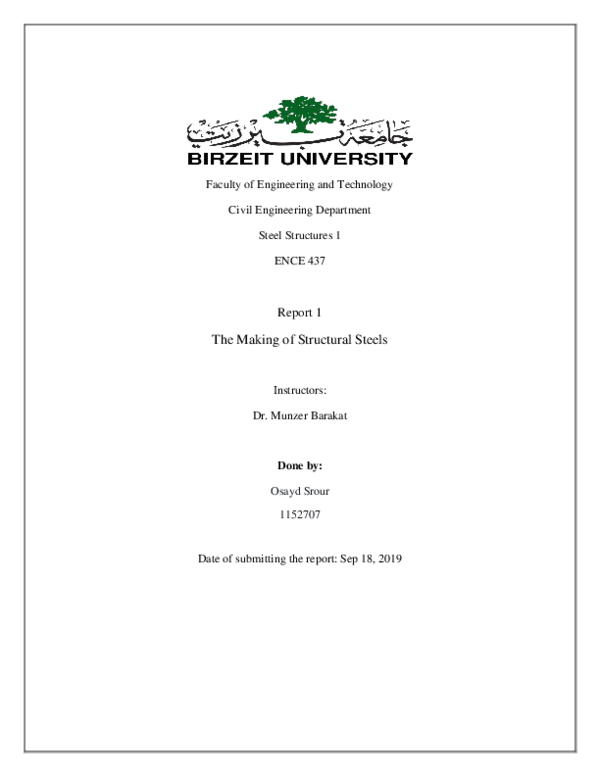 (PDF) The Making of Structural Steels