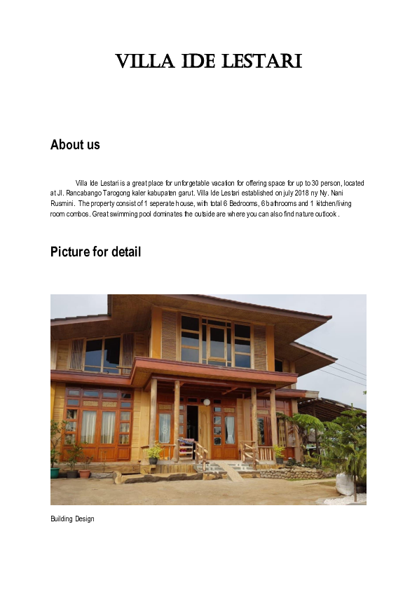 (DOC) VILLA IDE LESTARI | Risya Rohman - Academia.edu