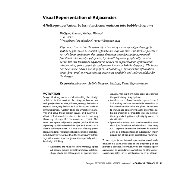 (PDF) Visual representation of adjacencies: A NetLogo Application to turn functional matrices ...