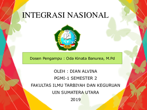 (PPT) PPT INTEGRASI NASIONAL