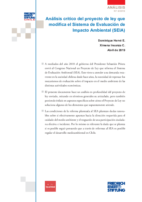 (PDF) Análisis crítico del proyecto de ley que modifica el Sistema de ...