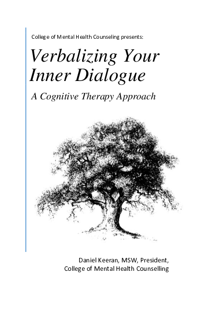 (PDF) Verbalizing Your Inner Dialogue: A Cognitive Therapy Approach