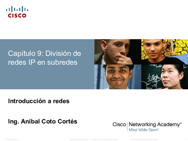(PDF) Introducción a redes Ing. Aníbal Coto Cortés