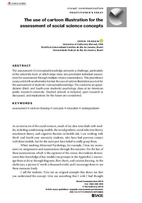 (PDF) The use of cartoon illustration for the assessment of social ...