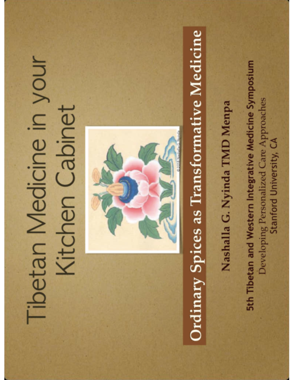 (PDF) TIBETAN MEDICINE IN YOUR SPICE CABINET: The Common Materia Medica ...