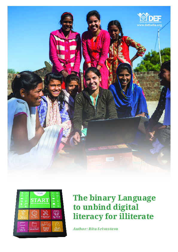 (PDF) The binary Language to unbind digital literacy for illiterate