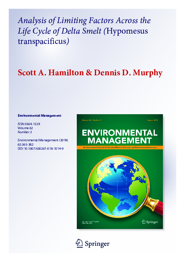 (PDF) Environmental Management Analysis of Limiting Factors Across the ...