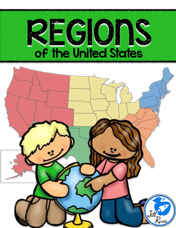 (PDF) - Regions Introduction Lapbook Unit with Informational text {Five ...