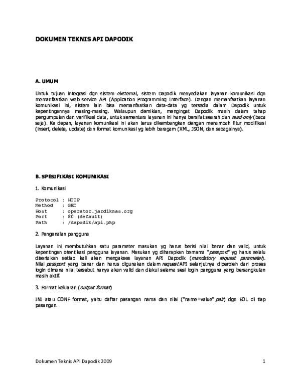 (PDF) DOKUMEN TEKNIS API DAPODIK