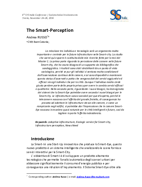 (PDF) The Smart-Perception