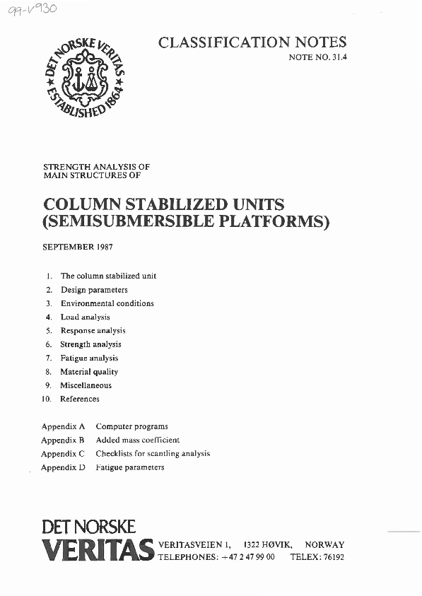 (PDF) CLASSIFICATION NOTES STRENGTH ANALYSIS OF MAIN STRUCTURES OF ...