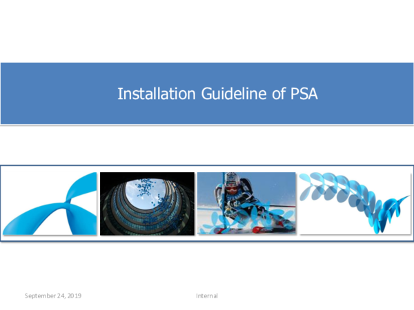 (PPT) Installation Guideline PSA | Sanjay Banik - Academia.edu