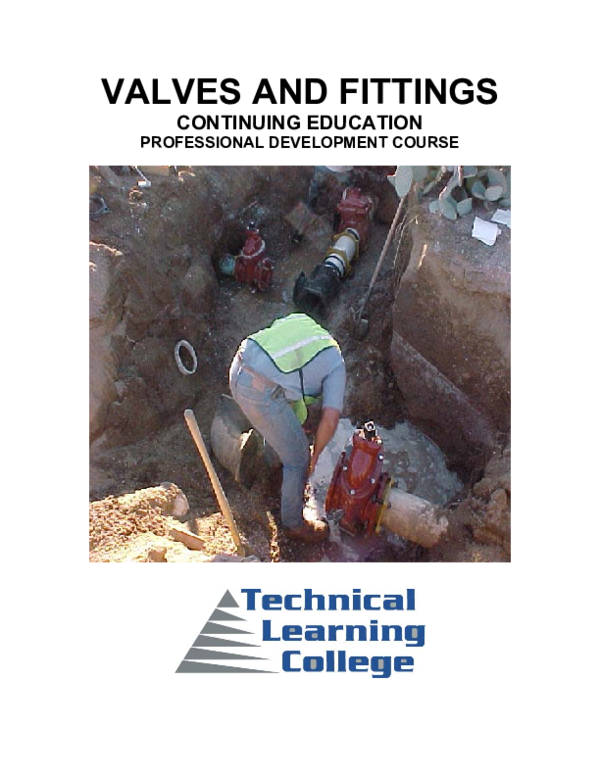 (PDF) VALVES AND FITTINGS CONTINUING EDUCATION PROFESSIONAL DEVELOPMENT ...