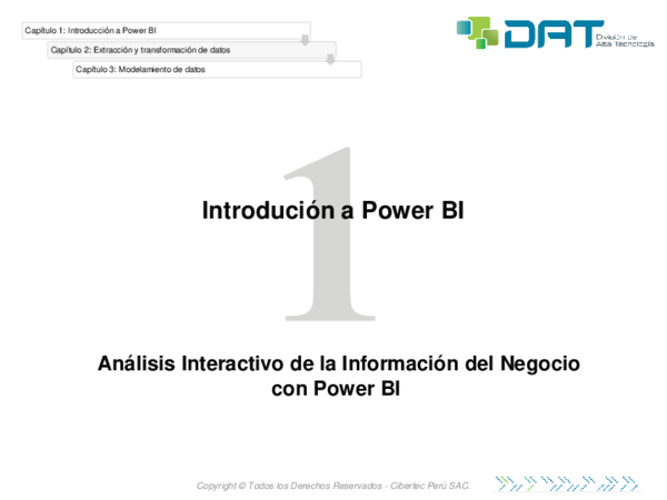 (PDF) Introdución a Power BI Análisis Interactivo de la Información del ...