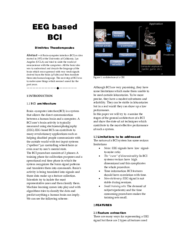 (DOC) EEG based BCI