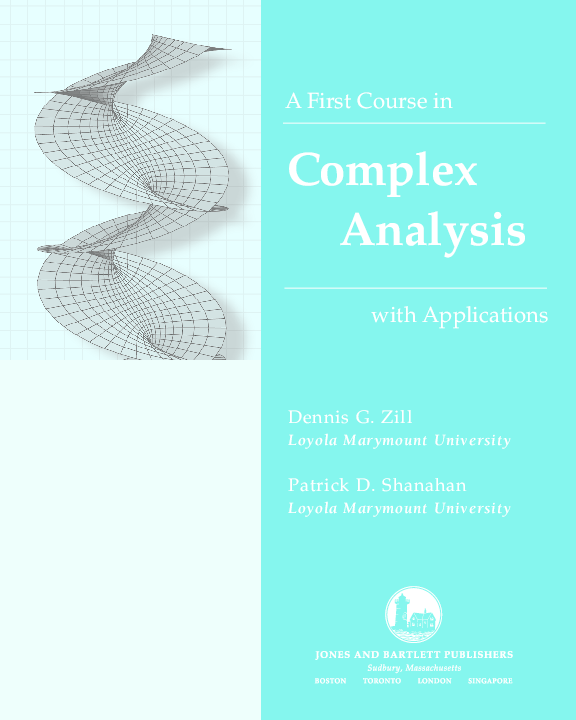 (PDF) A First Course in with Applications Complex Analysis