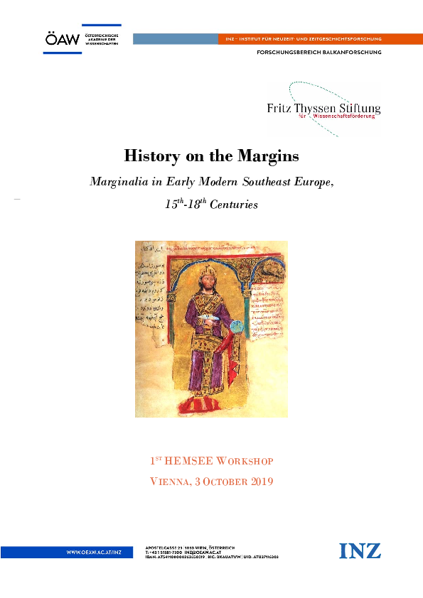 (PDF) History on the Margins. Marginalia in Early Modern Southeast ...