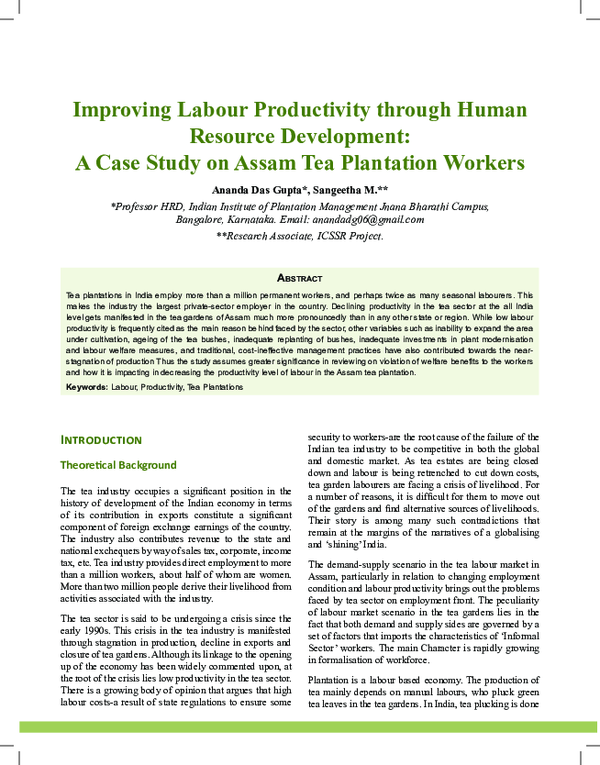 (PDF) Improving Labour Productivity through Human Resource Development ...