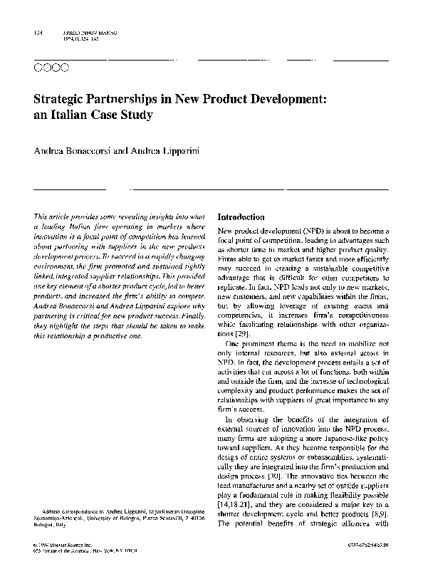 PDF Strategic Partnerships In New Product Development An Italian Case Study Andrea pdf-strategic-partnerships-in-new-product-development-an-italian-case-study-andrea
