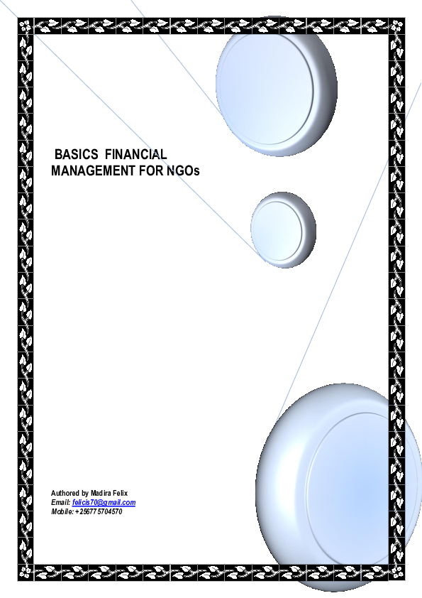 (PDF) BASICS FINANCIAL MANAGEMENT FOR NGOs