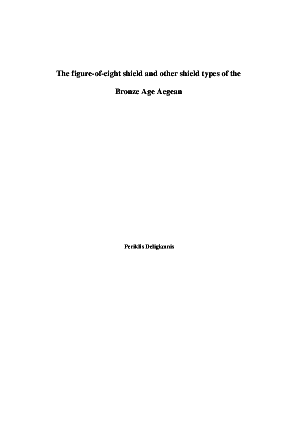 (PDF) The figure-of-eight shield and other shield types of the Bronze ...