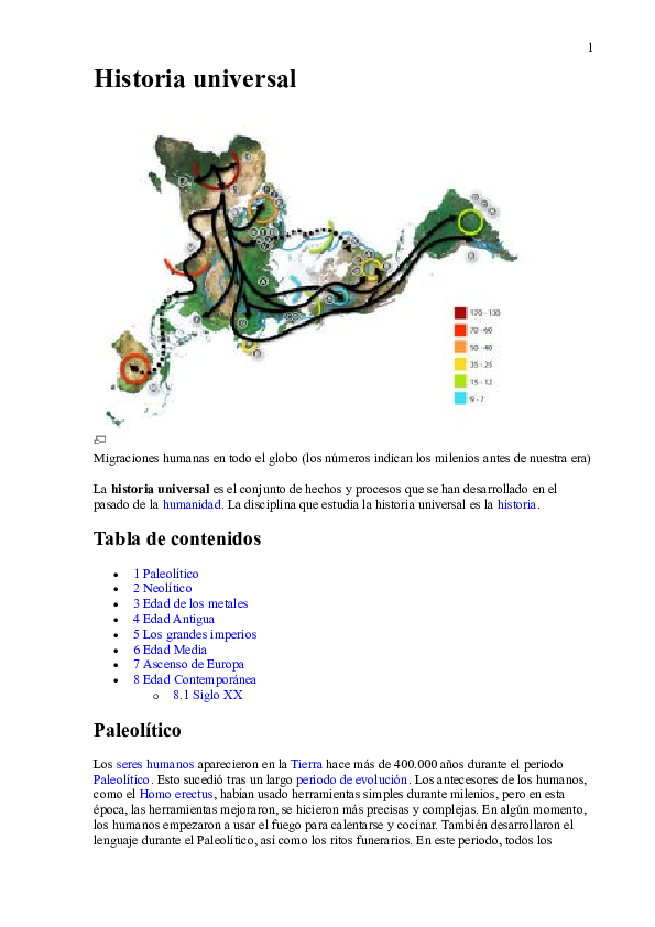 (DOC) Historia universal